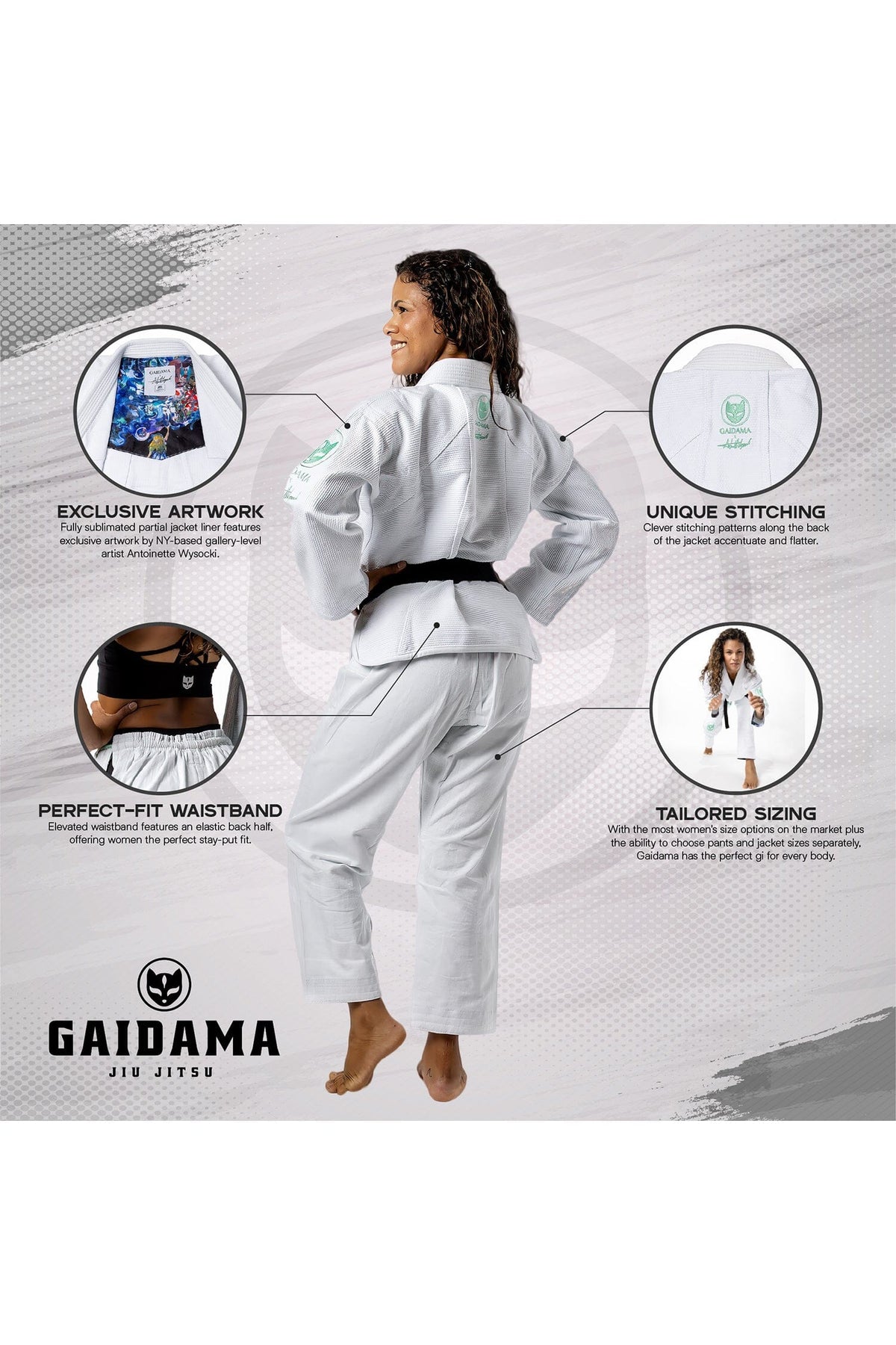 Women's Perfect Fit Jiu Jitsu Gi | The Best BJJ Gi – GAIDAMA