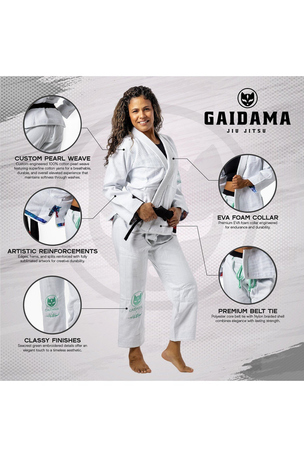 Women's Perfect Fit Jiu Jitsu Gi | The Best BJJ Gi – GAIDAMA