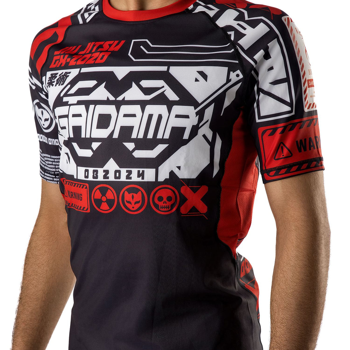Men's Cyber Fox Rashguard | ADCC Grappling Gear – GAIDAMA