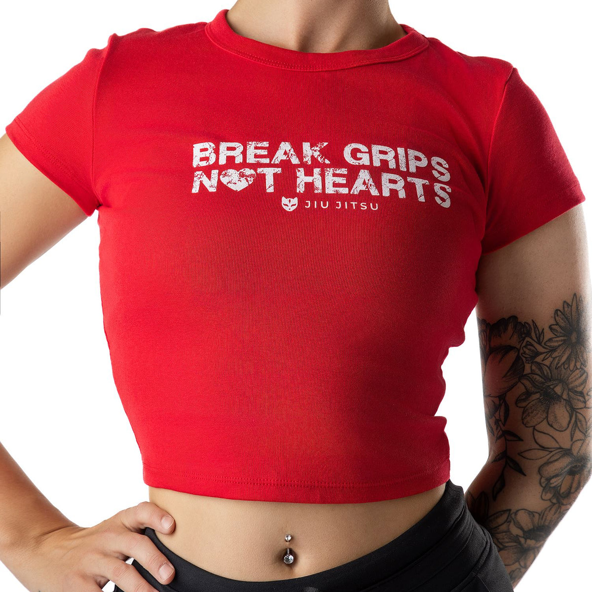 Break Grips Not Hearts | Cute Women's BJJ Crop Top – GAIDAMA