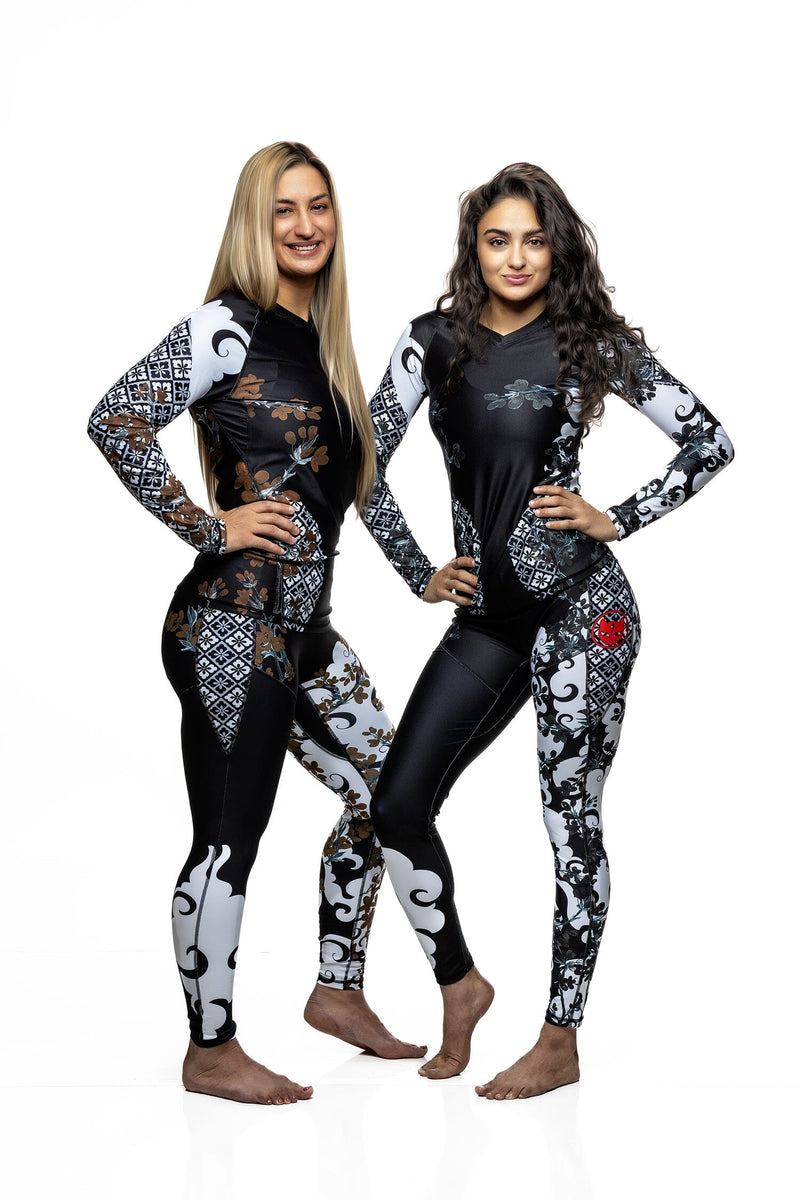 Cherry Blossom Ranked Spats | Jiu Jitsu Art Wear – GAIDAMA