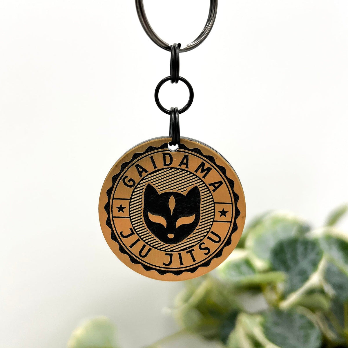 "Gold Standard" Jiu Jitsu Keychain | Gaidama Logo – GAIDAMA